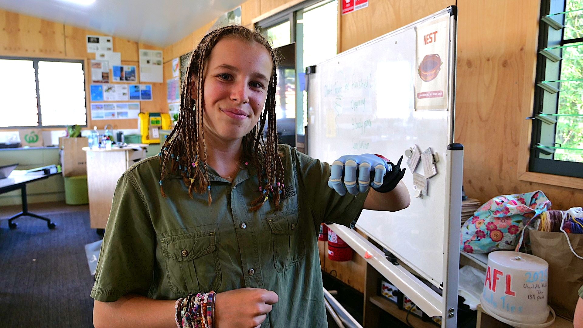 Year 7 students build open-source, 3D-printed hand for classmate