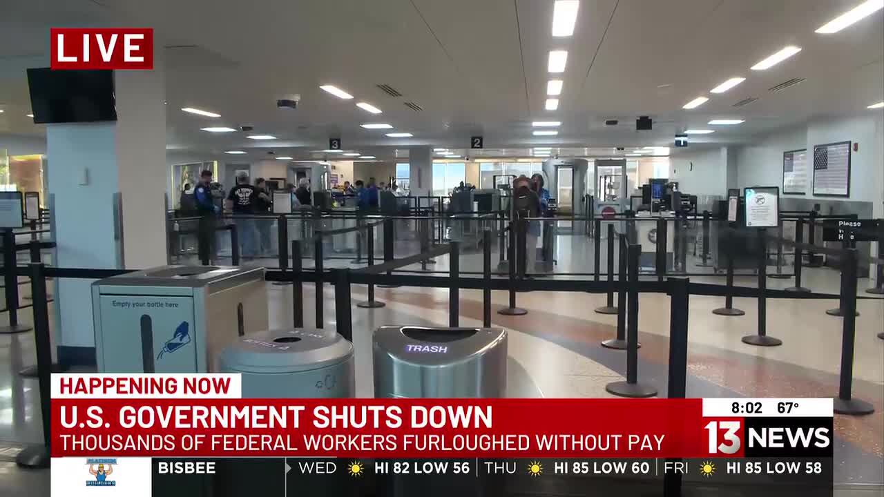 Air travelers worry about potential impact of federal government shutdown