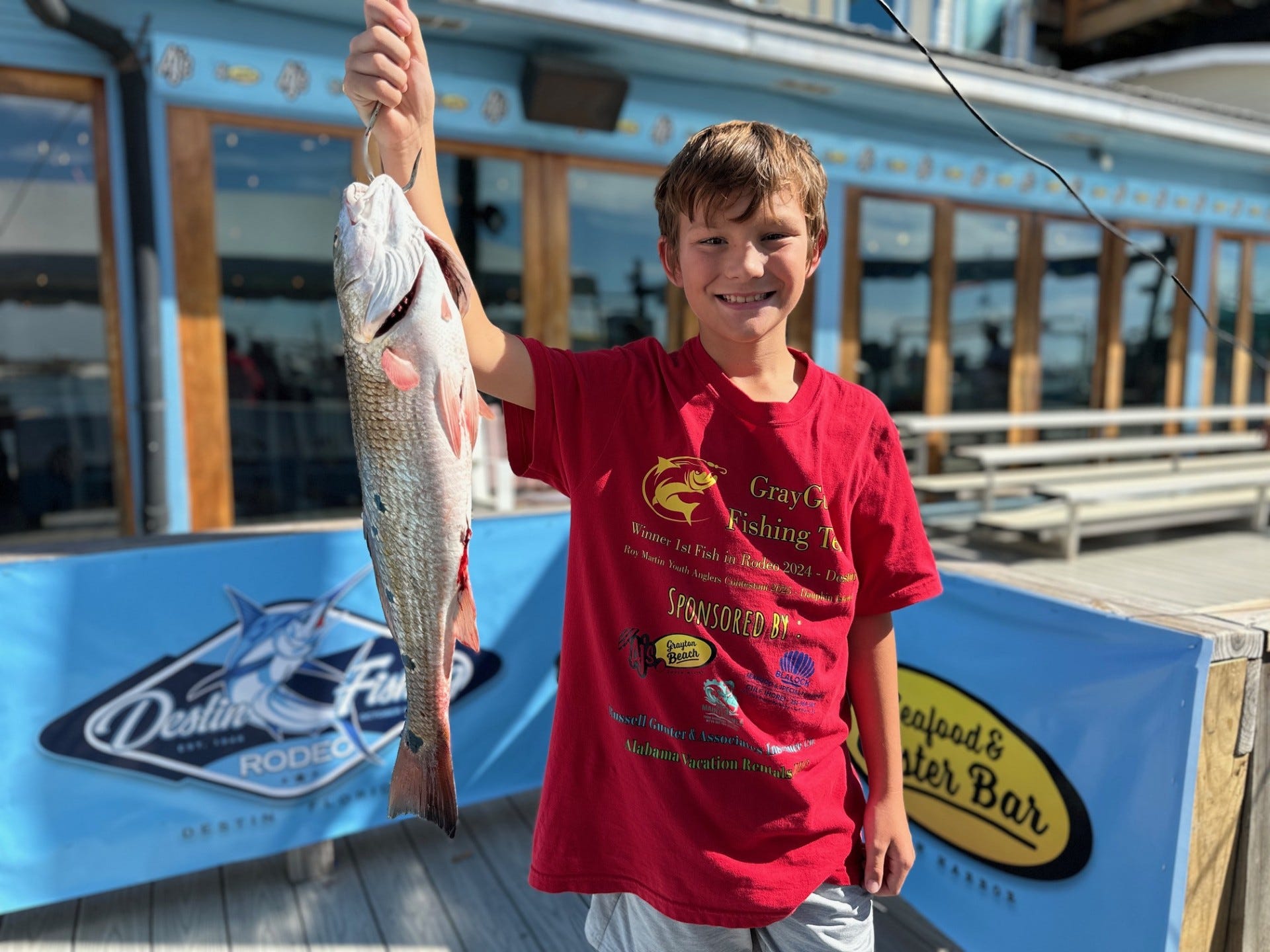 'Fish fever' strikes again; young angler brings in first fish of Rodeo