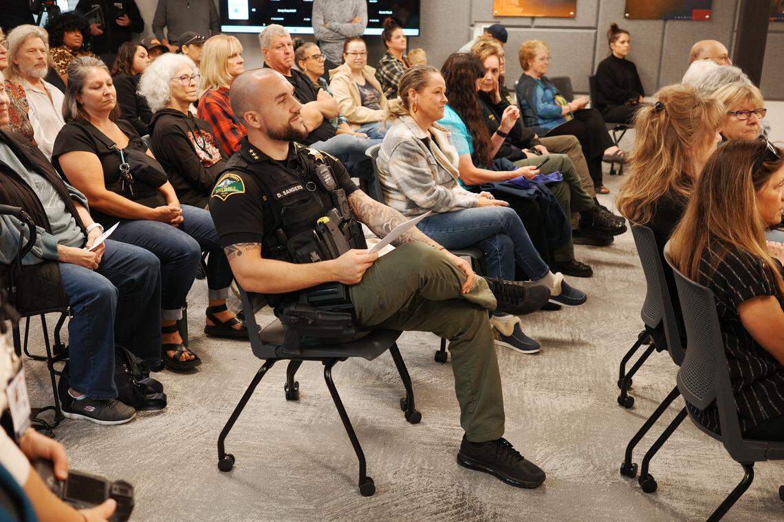 Thurston Sheriff Sanders rallies supporters as commission considers ...