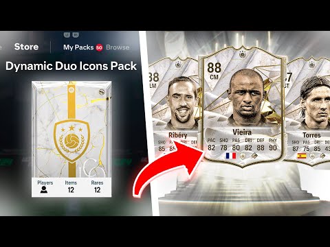 What do you get from 30 x dynamic duo icon packs in EA FC 24?