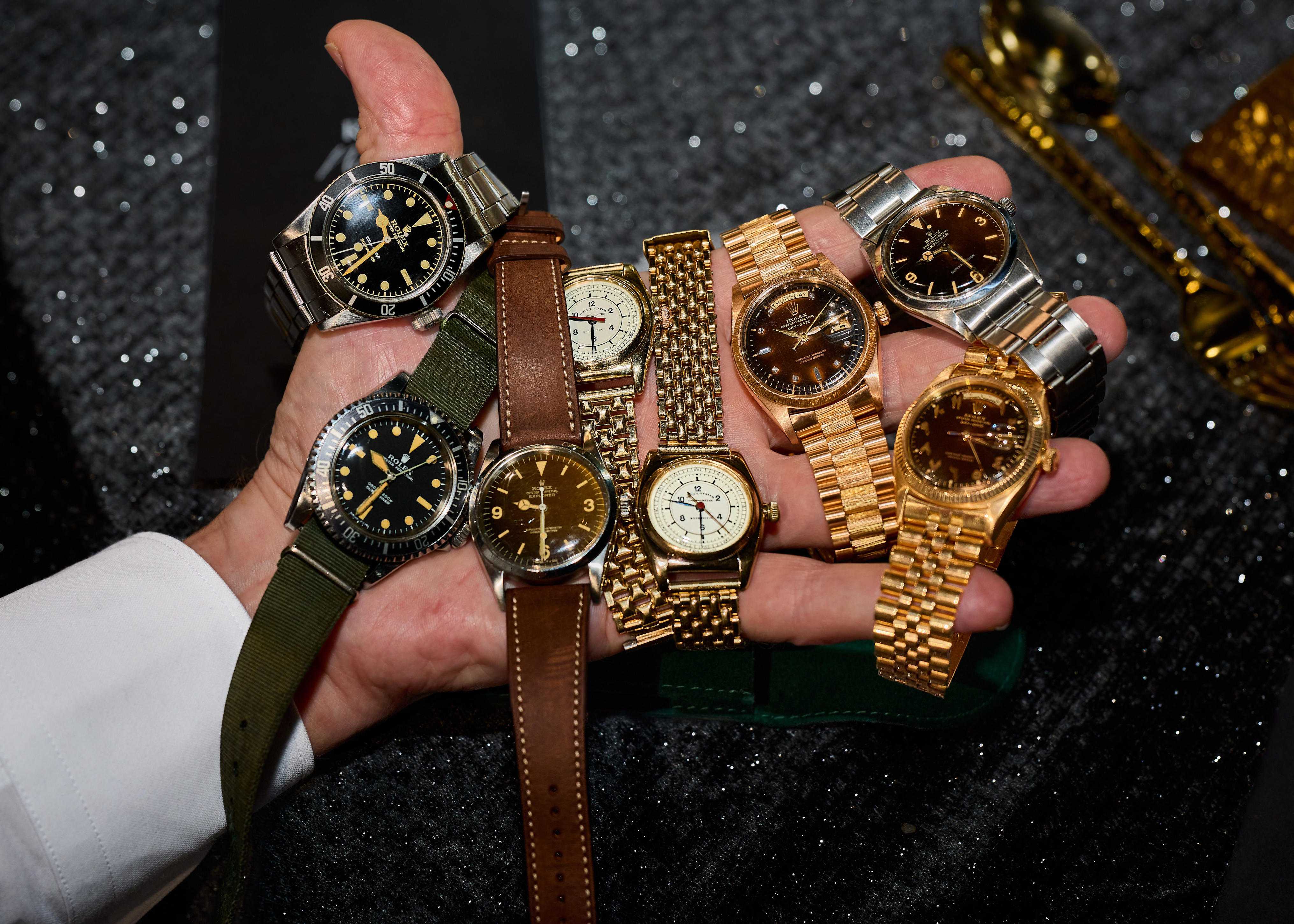 Photos show the unique watch collections at Rolliefest, an invite-only ...