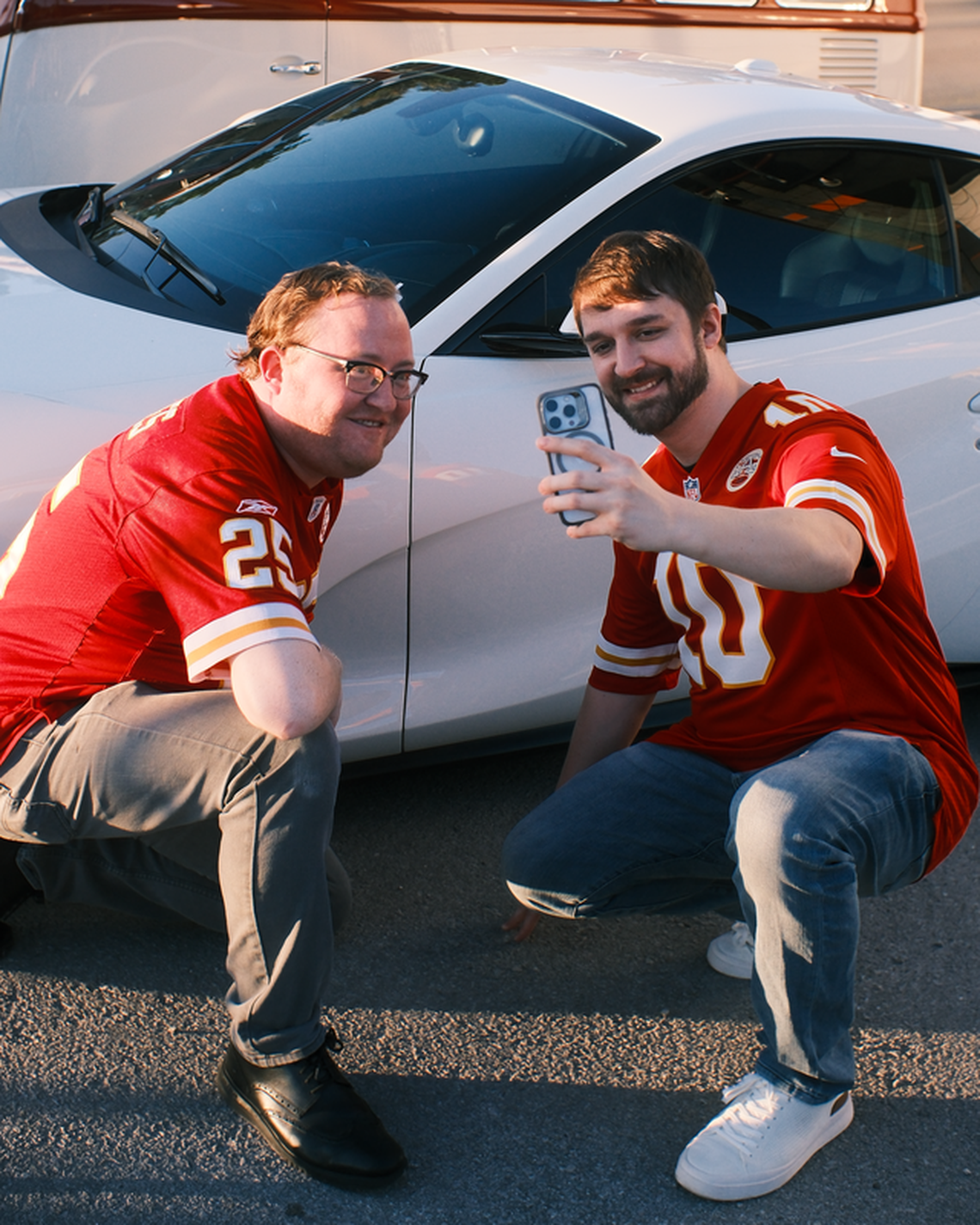 See photos, videos from Chiefs star Travis Kelce's car show last week