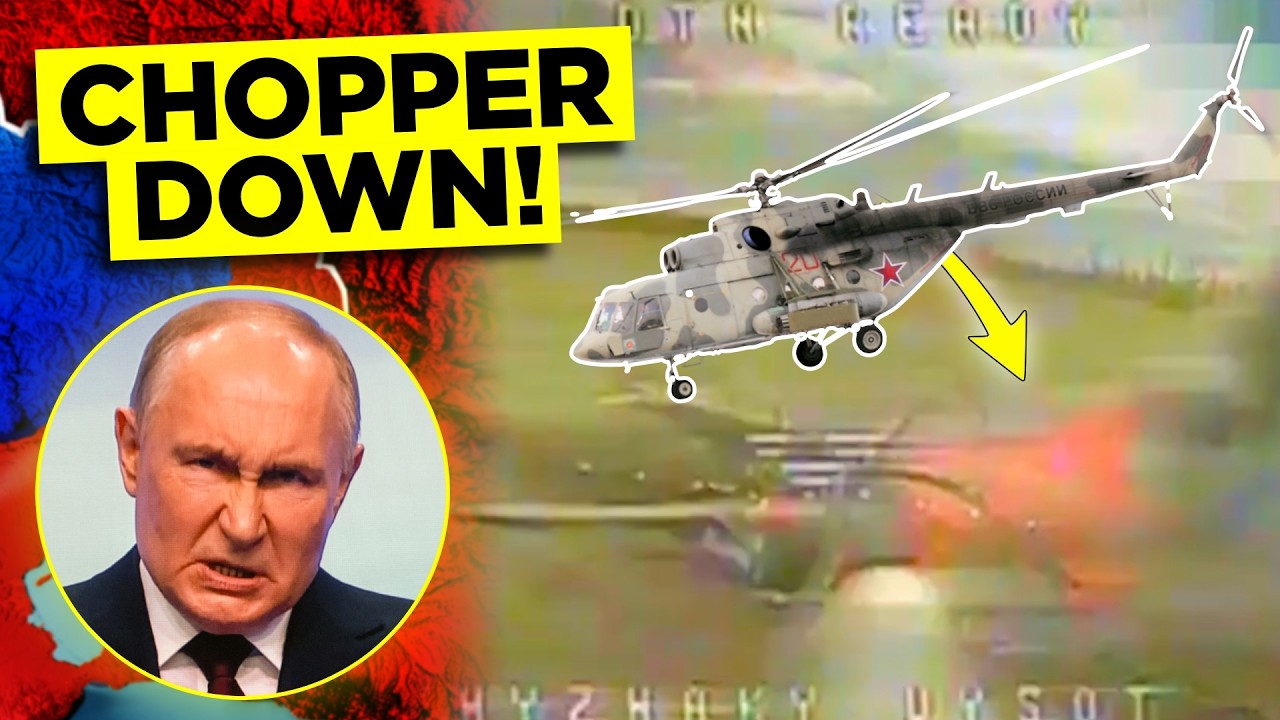 Ukraine’s IMPOSSIBLE STRIKE... $500 Weapon WIPES OUT $10M Russian Gunship
