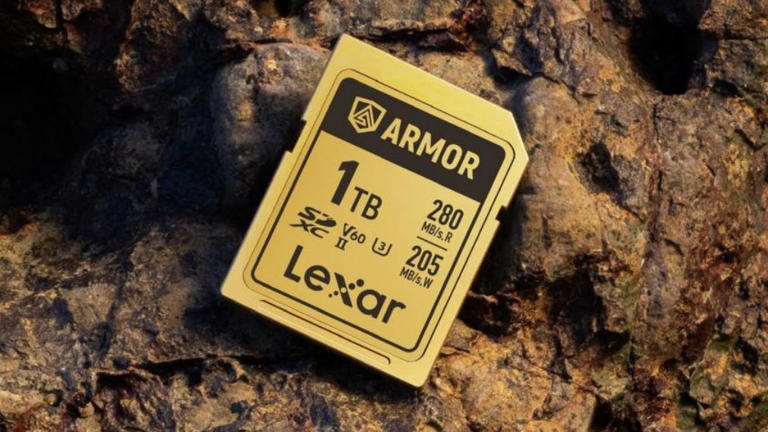 Lexar launches a 1TB Armor Gold SDXC UHS-II memory card for high ...