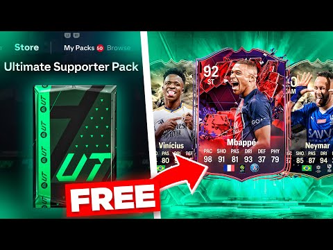 How to get a free 88 player ultimate supporters pack in EA FC 24!