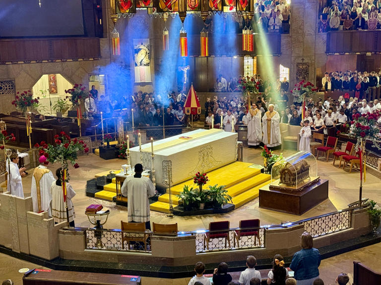 Relics of St. Therese on display at Shrine of the Little Flower in ...