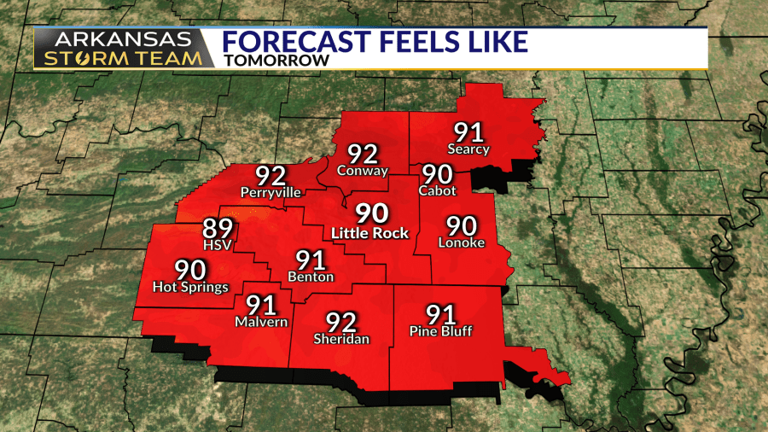 Arkansas Storm Team Forecast: Very warm start to October, humidity on ...