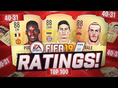 FIFA 19 top 100 ratings! 40-31