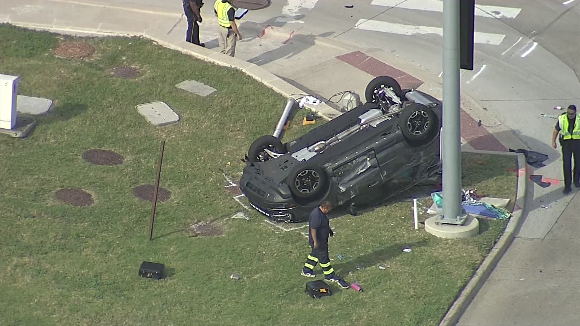 Pedestrian killed in Plano SUV rollover crash identified as 75-year-old man
