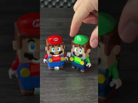 Luigi Meets Mario #Shorts Lego Super Mario