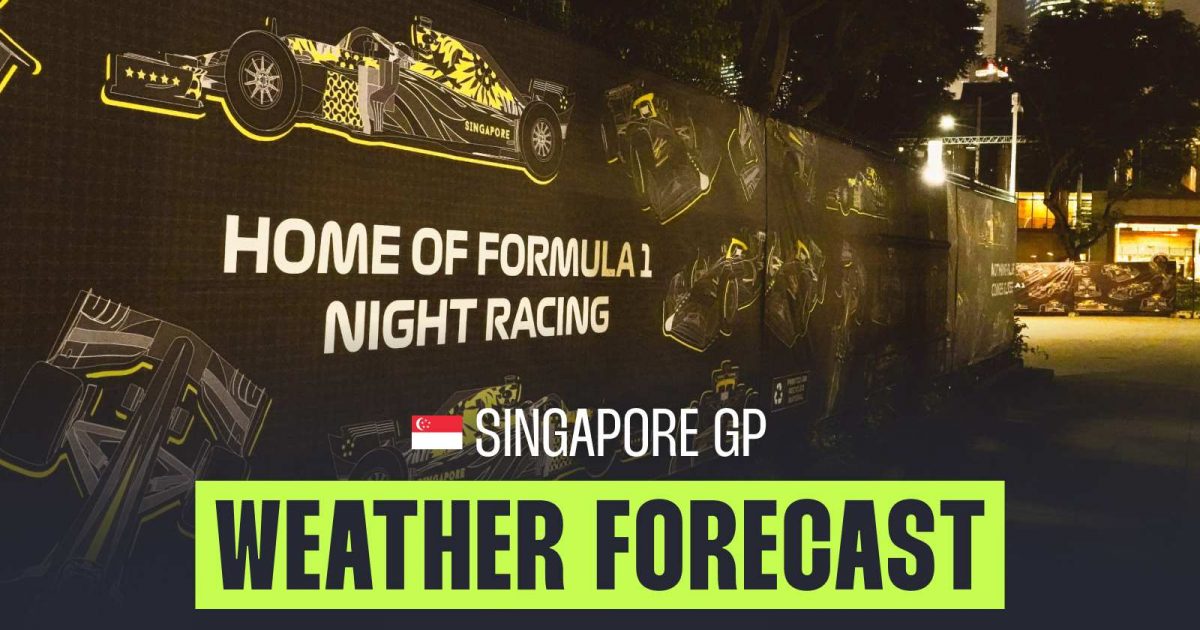 F1 weather: What is the weather forecast for the Singapore Grand Prix?