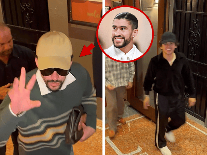 Bad Bunny Dines with Marcello Hernández Ahead of 'SNL' Hosting Gig