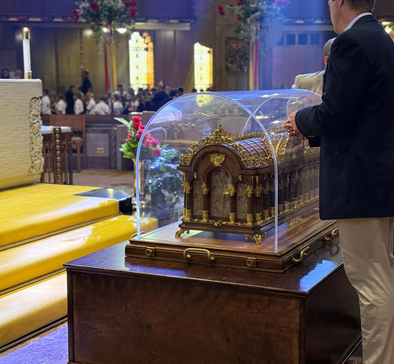 Relics of St. Therese on display at Shrine of the Little Flower in ...