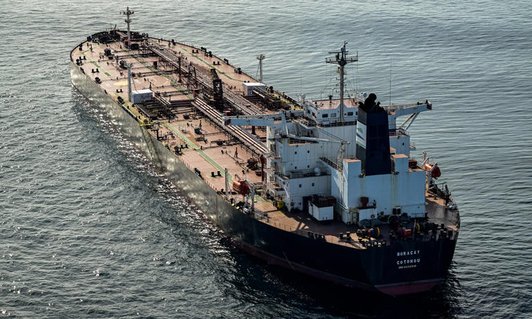 French troops board 'Russian shadow fleet' tanker