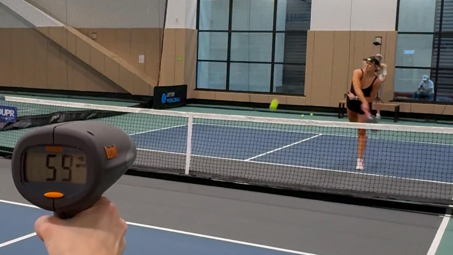 Fastest pickleball hit (female) - 59 mph (94.95 km/h) by Elizabeth ...