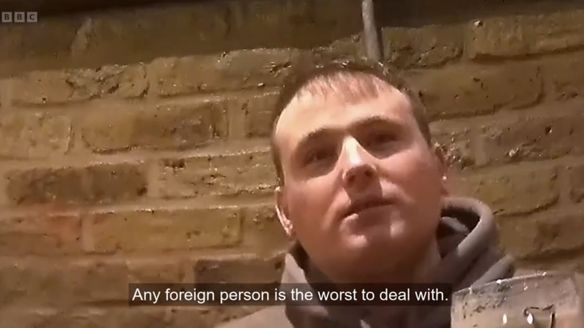 Moment Met Police officer nearly rumbles BBC reporter