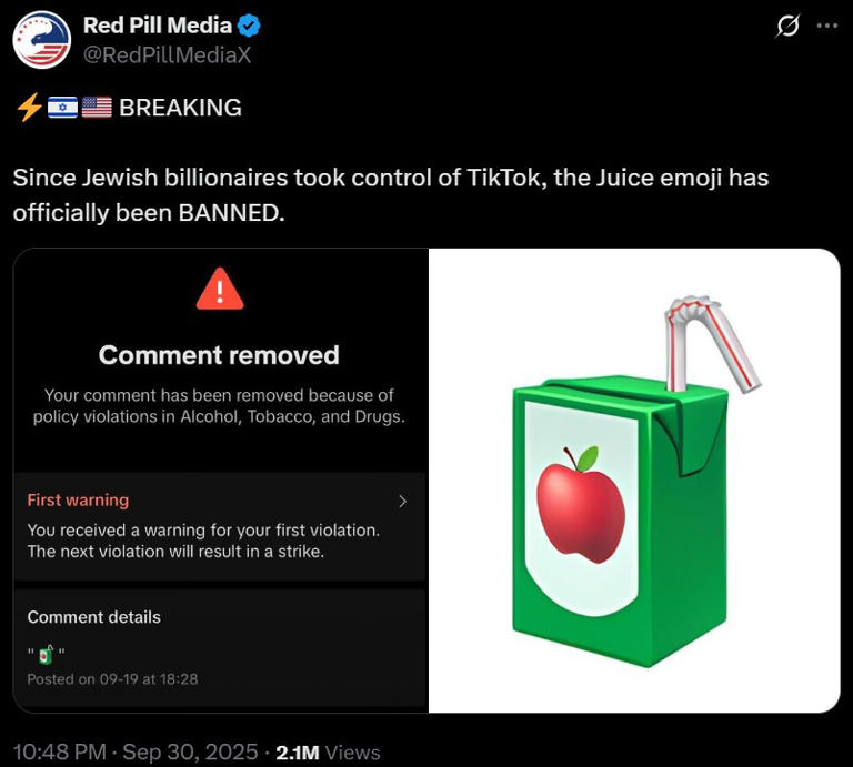 What Does The 'Juice' Emoji Mean And Is It Banned On TikTok? The ...