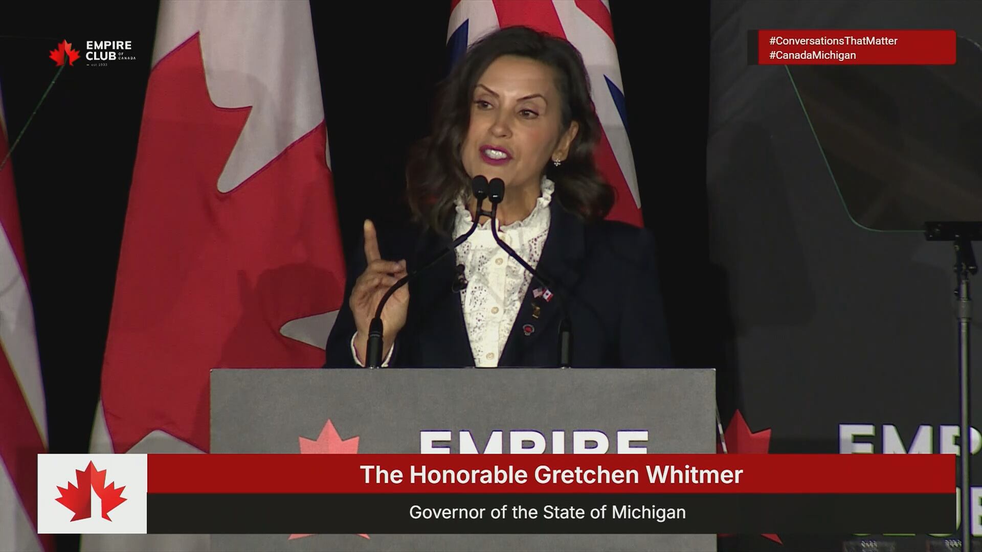 Gov. Whitmer delivers address on US-Canada tariffs