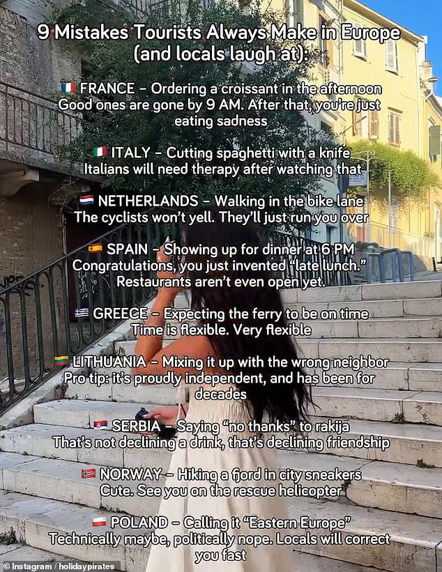 Travel experts reveal the major mistakes tourists make in European ...