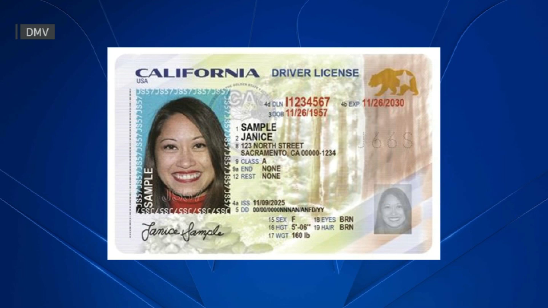 California DMV rolls out new driver's license and ID card