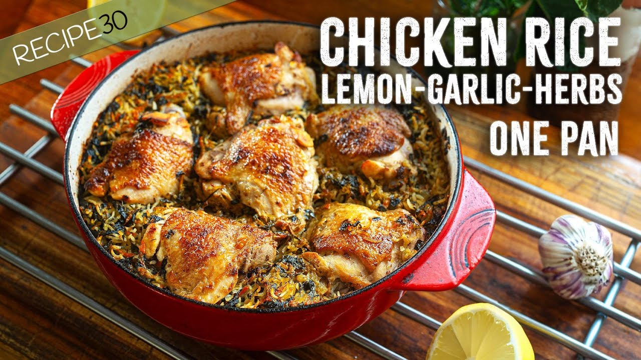 Mediterranean chicken and rice: One-pan delight