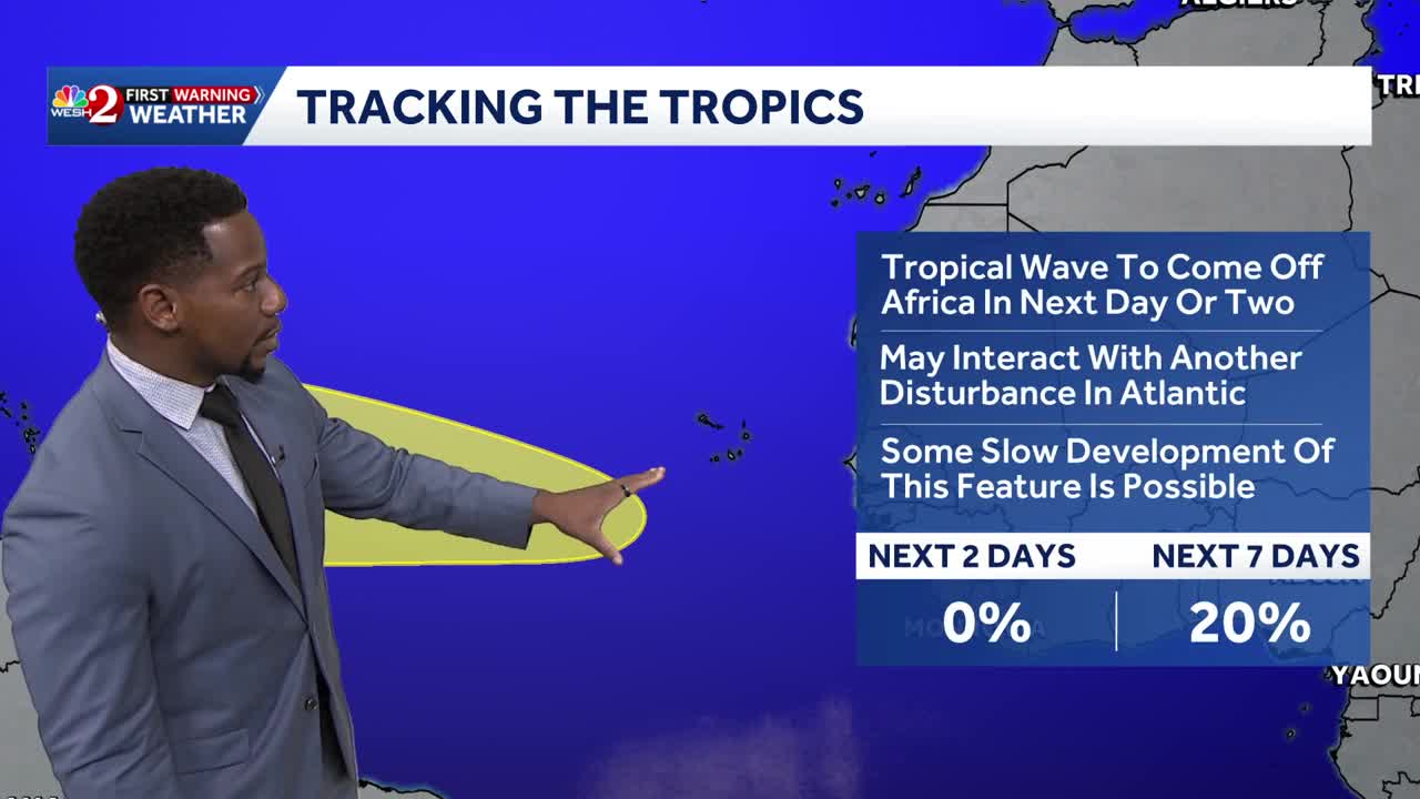 National Hurricane Center tracking a new tropical wave off the coast of ...