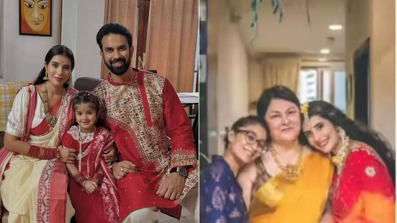 Charu Asopa receives a special gift from mother-in-law on Durga Puja ...