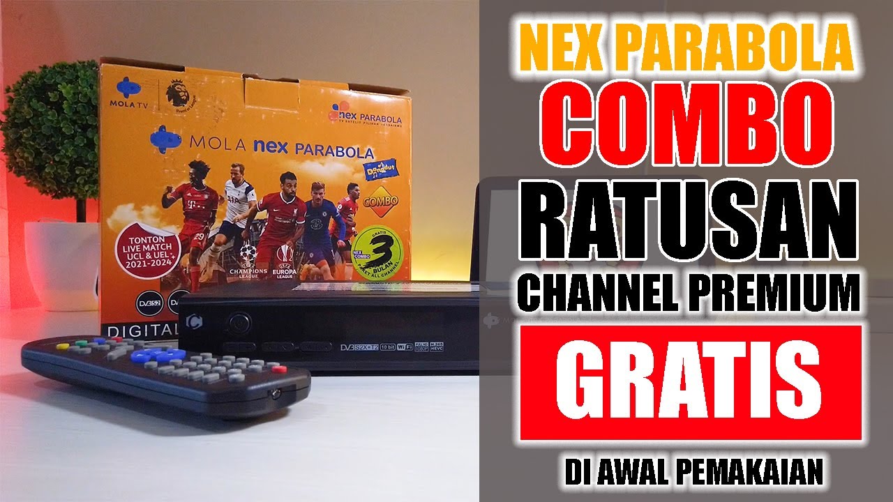 NEX Parabola Combo: Receiver TV Satelit & Digital dengan Ratusan Channel