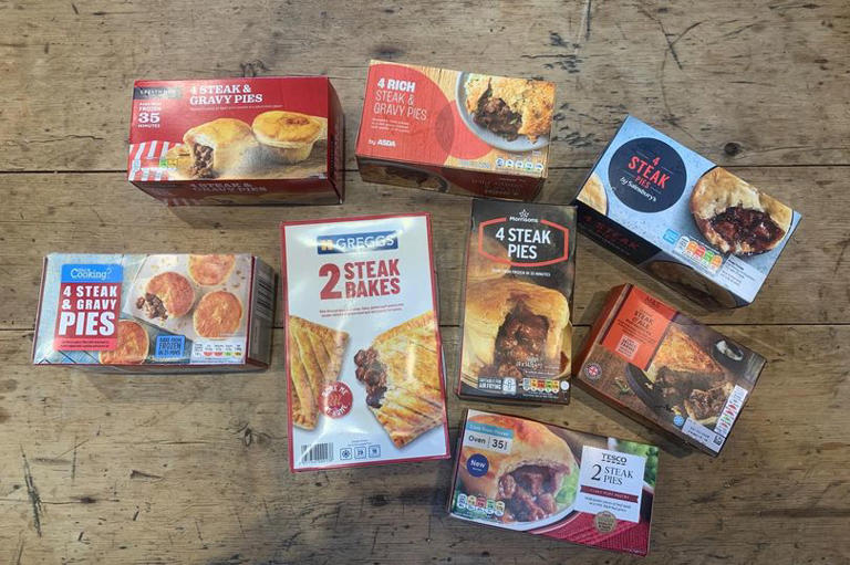 I tried frozen pies from 7 supermarkets to see if any beat a Greggs ...