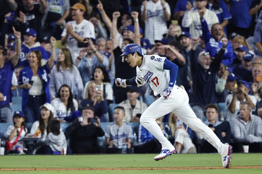 Plaschke: Dodgers easily dismantle Reds ... bring on the — gulp ...