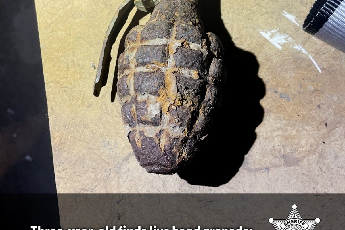 Three-year-old finds live World War II-era hand grenade in Washington ...