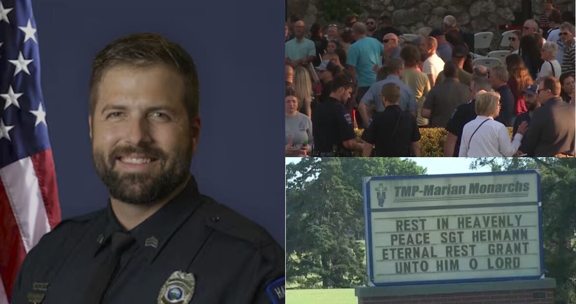 Hundreds gather in Hays for vigil honoring fallen officer