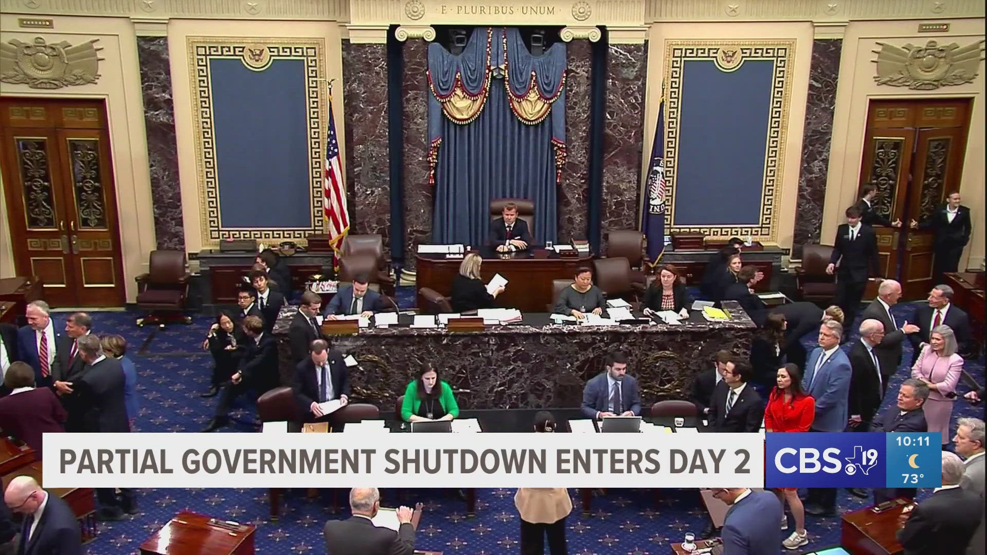 Partial government shutdown enters second day