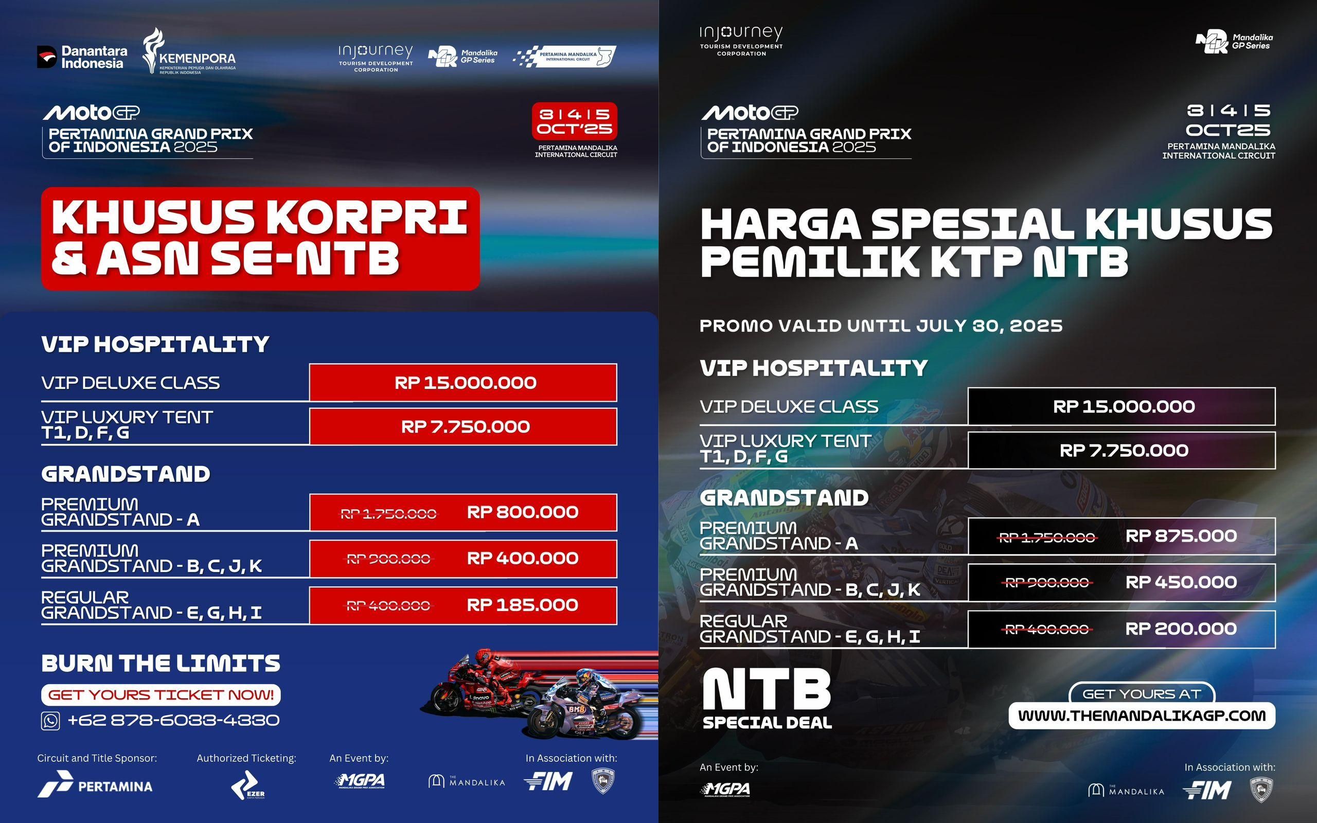 Warga NTB dan ASN Harus Saksikan MotoGP Mandalika, Bisa Lihat Juara ...
