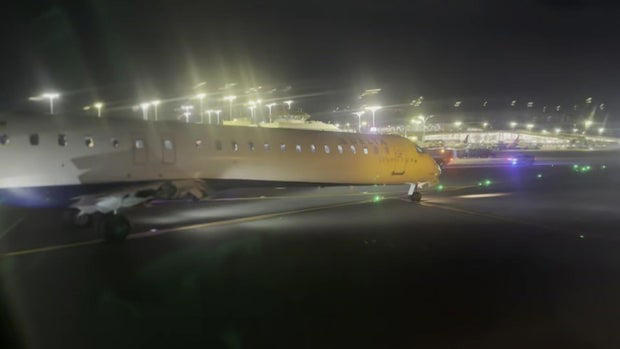 Two Delta planes collide on taxiway of New York's LaGuardia Airport