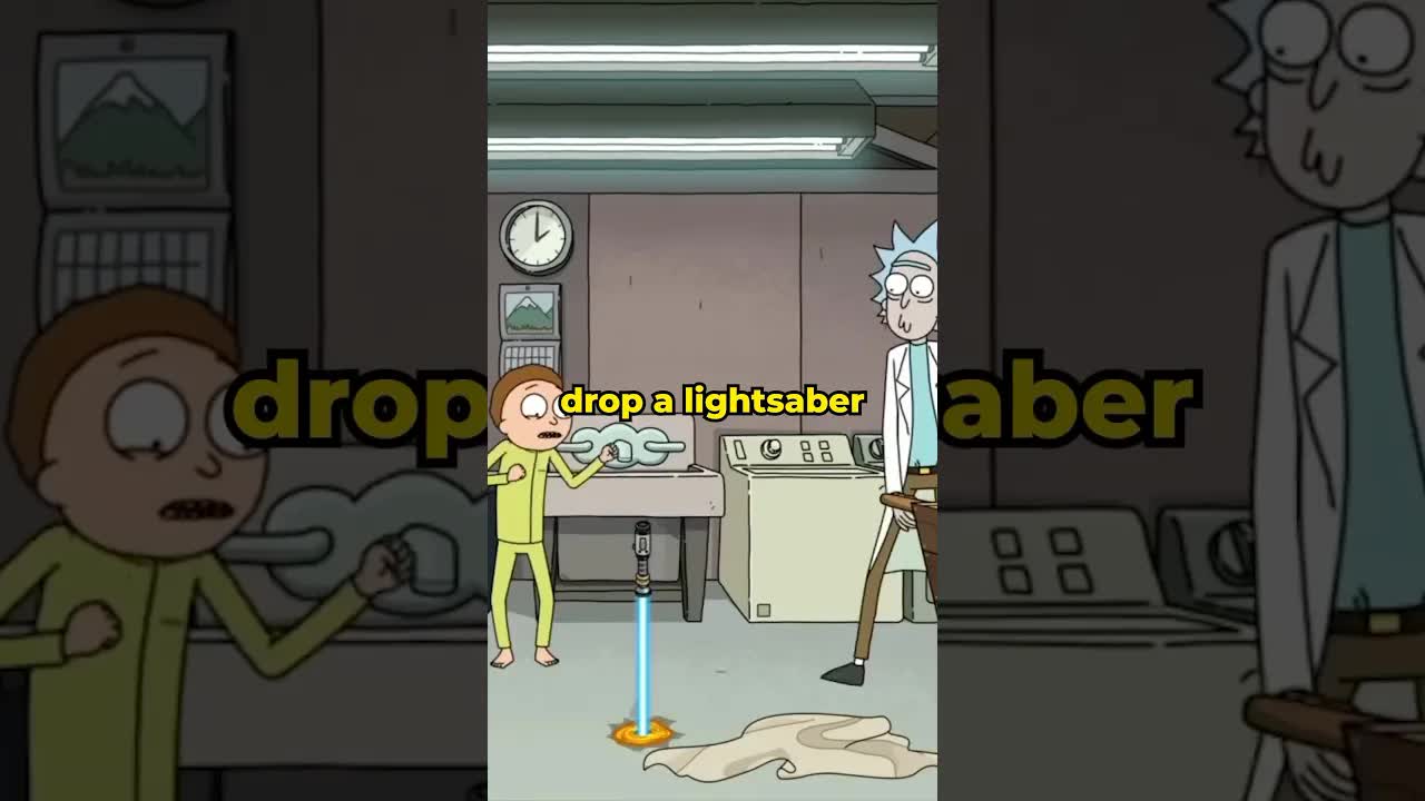 What Happens When You Drop A Lightsaber Vertical? #starwars