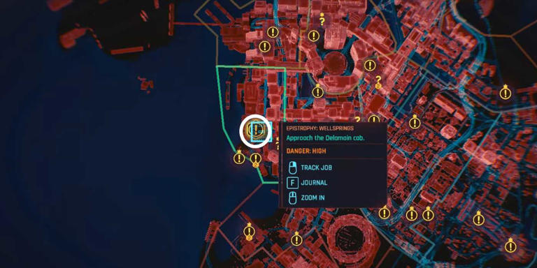 Cyberpunk 2077: All Delamain Car Locations (Epistrophy Quest)