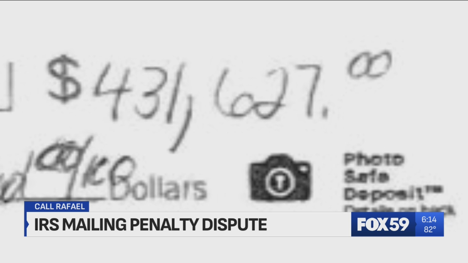 Call Rafael: Postmark forces IRS to charge Zionsville woman $20,000