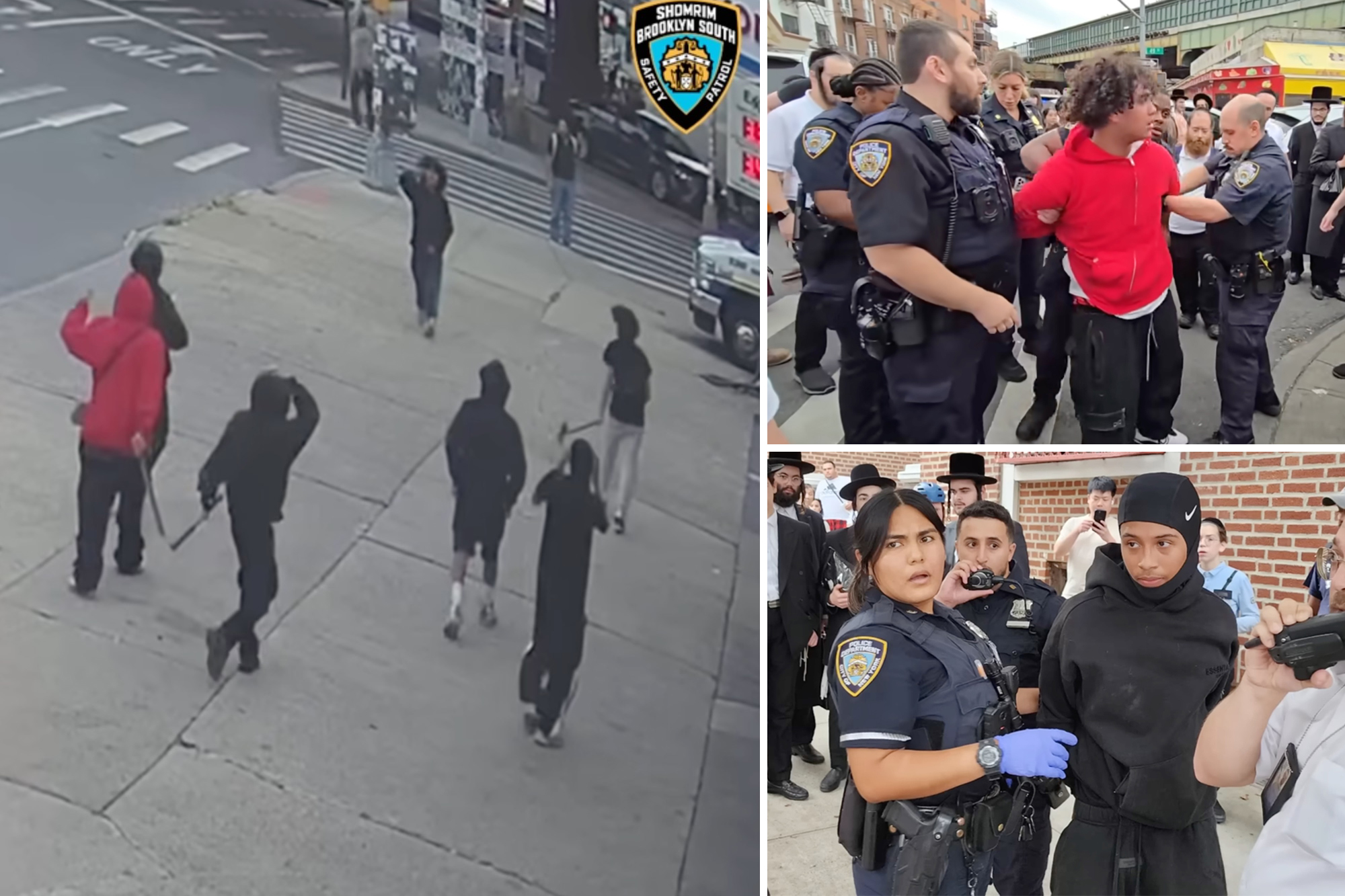 NYC teens caught on camera waving massive machetes in street after ...