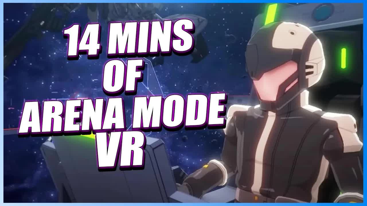 14 mins of the new Gundam VR arena mode [Gundam Silver Phantom]