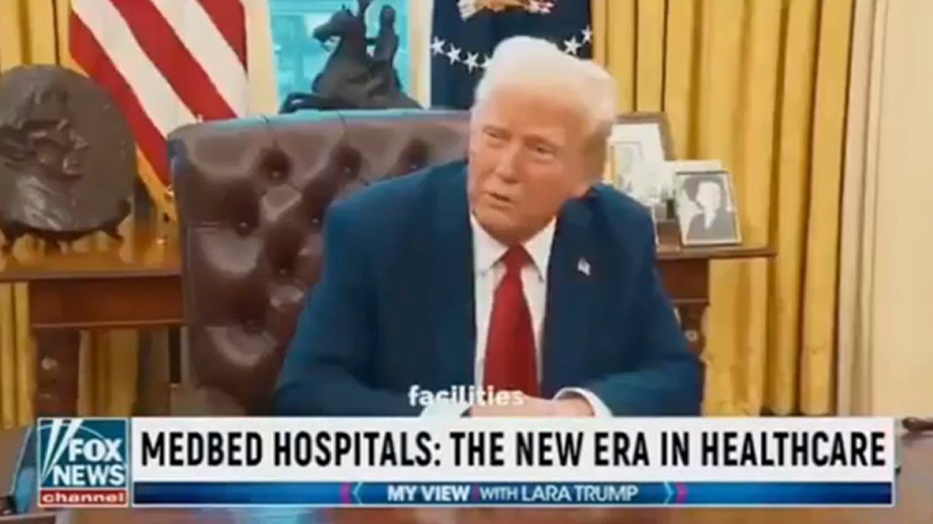 Trump post on alien medbed conspiracy theory defended
