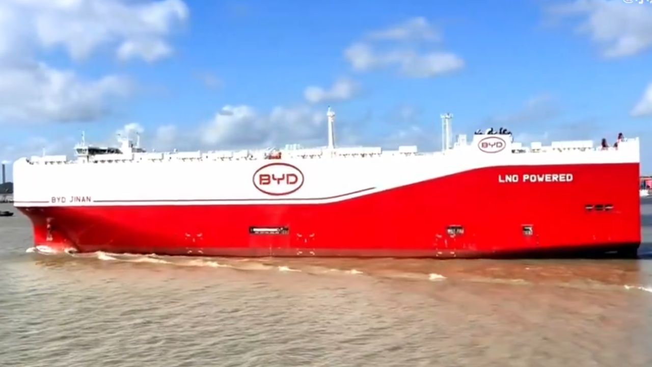 BYD strengthens its fleet with eighth ship capable of carrying over ...