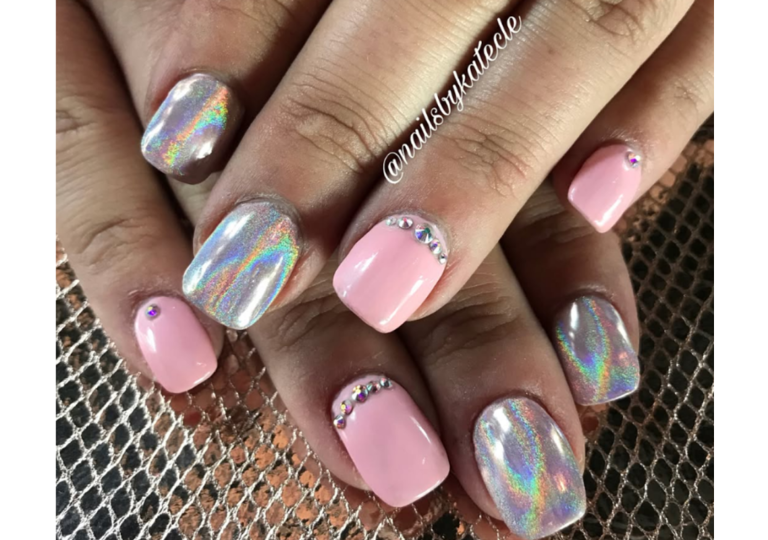 35 October Birthstone Nail Ideas for an Opal or Tourmaline Manicure