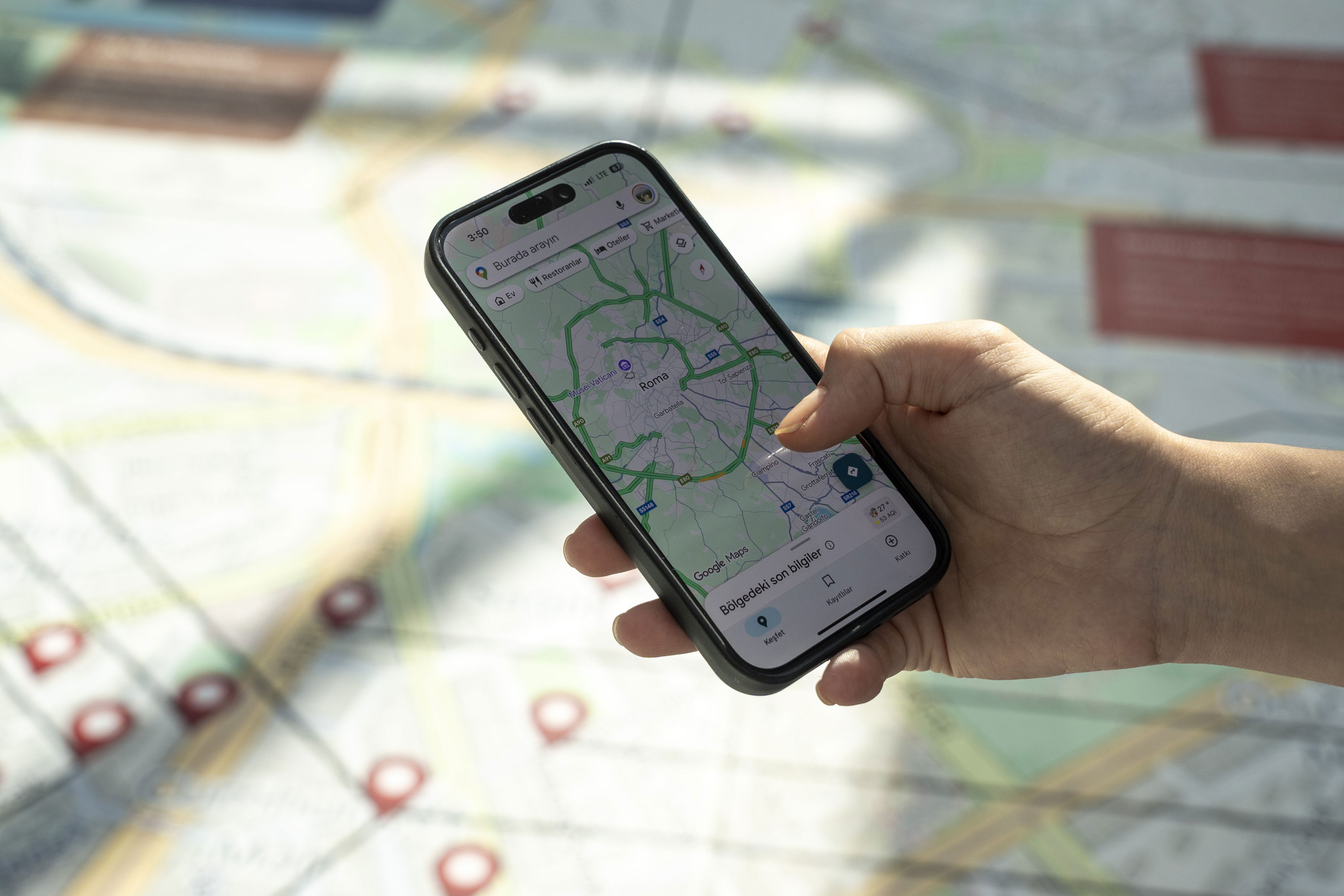 Upcoming potential Google Maps update introduces Aerial button to ...