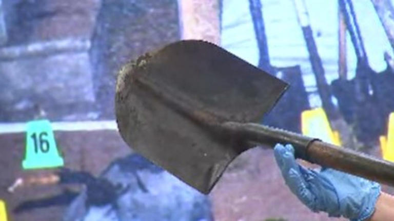 Murder weapons shown in court for Dover double murder trial