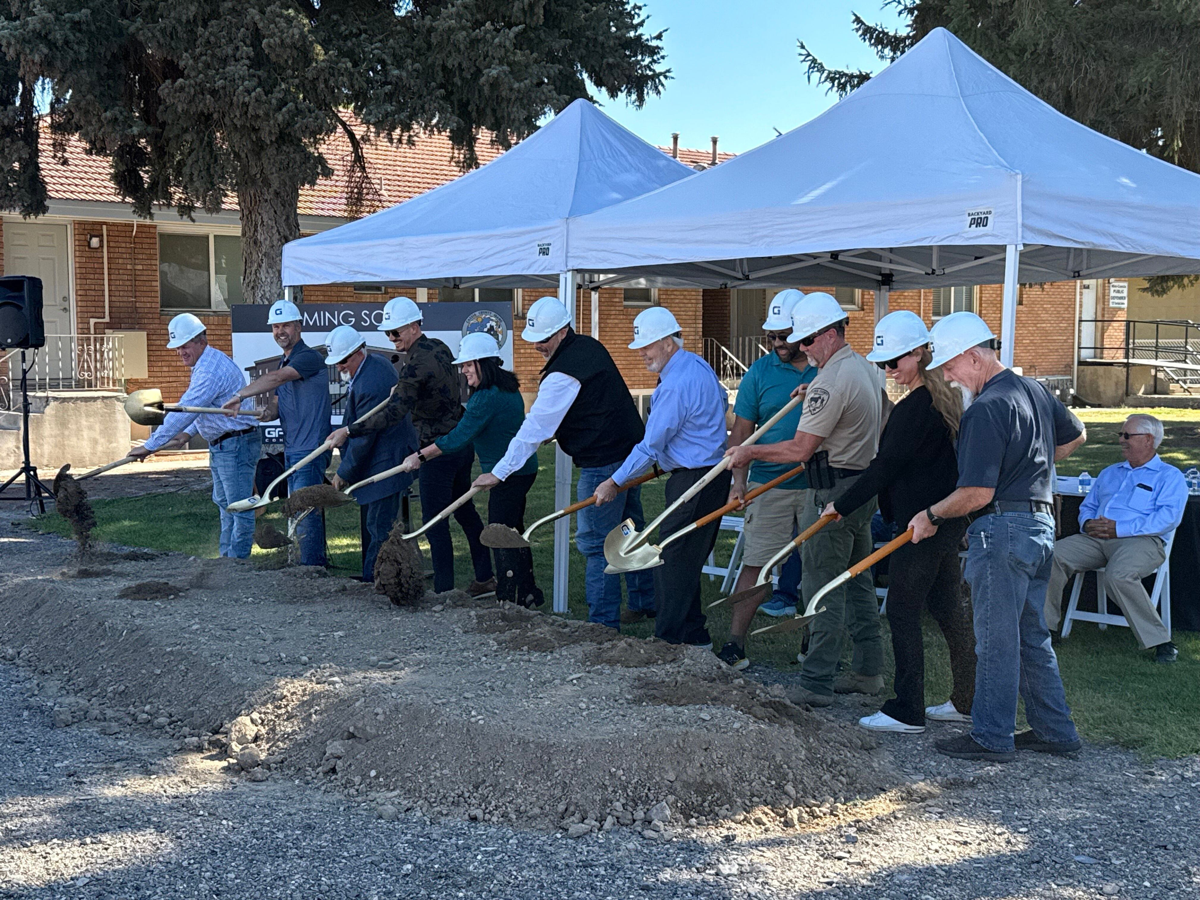 The new Cassia County office building broke ground