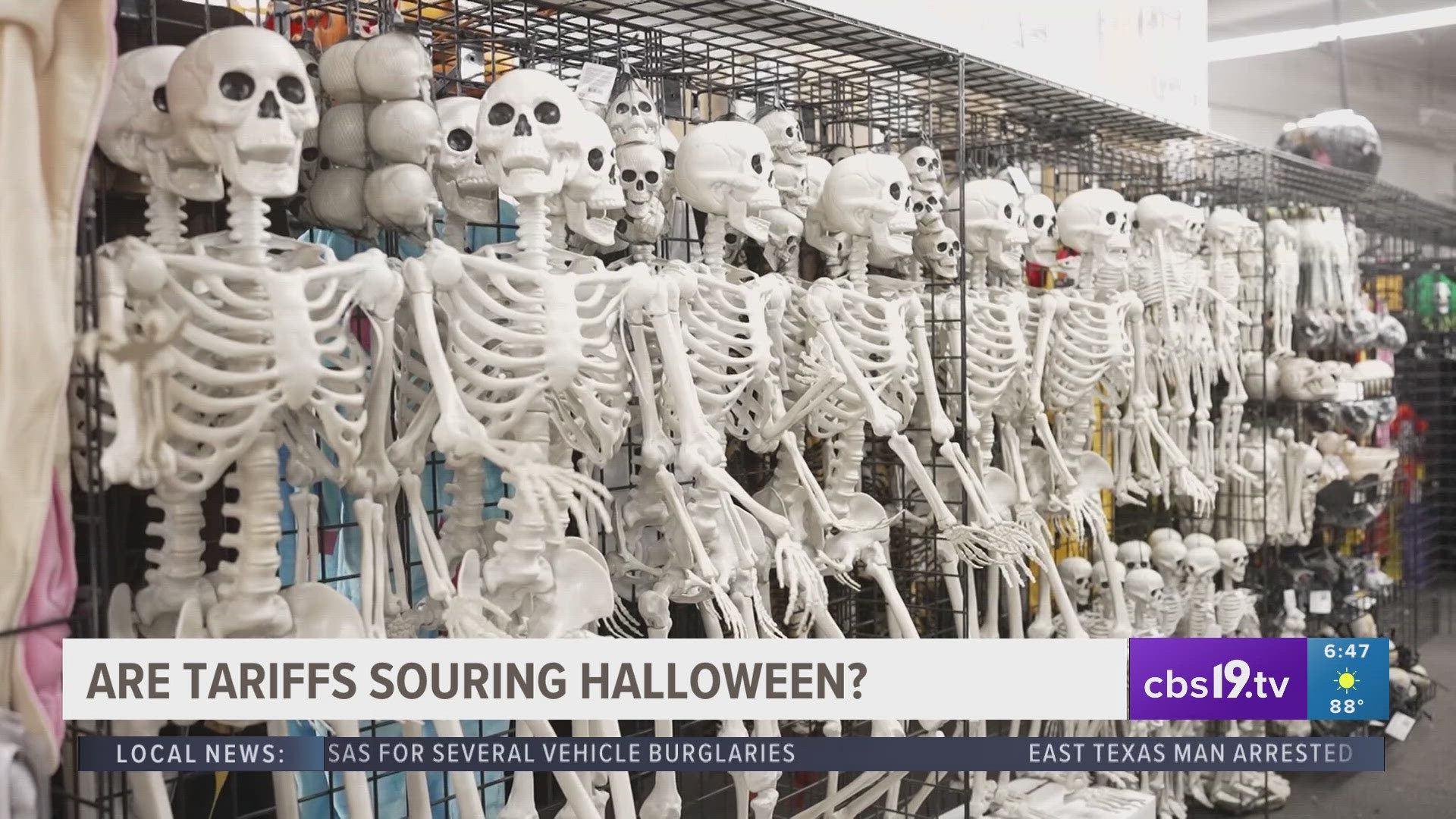 Tariffs could hike prices on Halloween products like costumes and candy