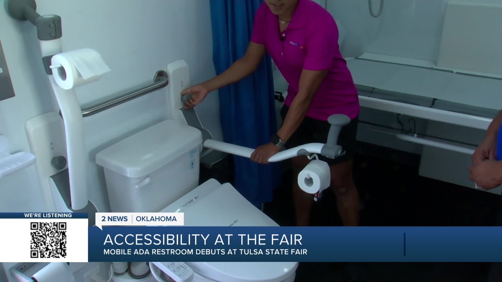 FIRST OF ITS KIND: Mobile ADA-compliant restroom, lactation room at ...