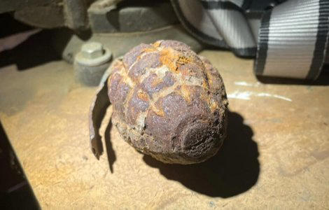 Boy, 3, carries live grenade into his family's home